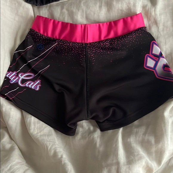 Varsity | Costumes | Varsity Black And Pink Cheer Shorts | Poshmark